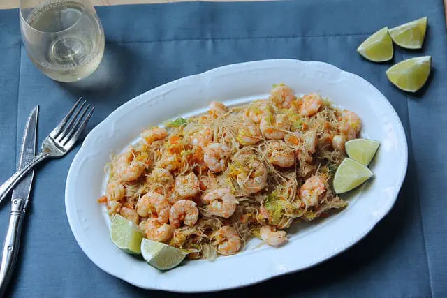 Recipe: Filipino Pansit with Shrimp & Lime - South Walton Connections